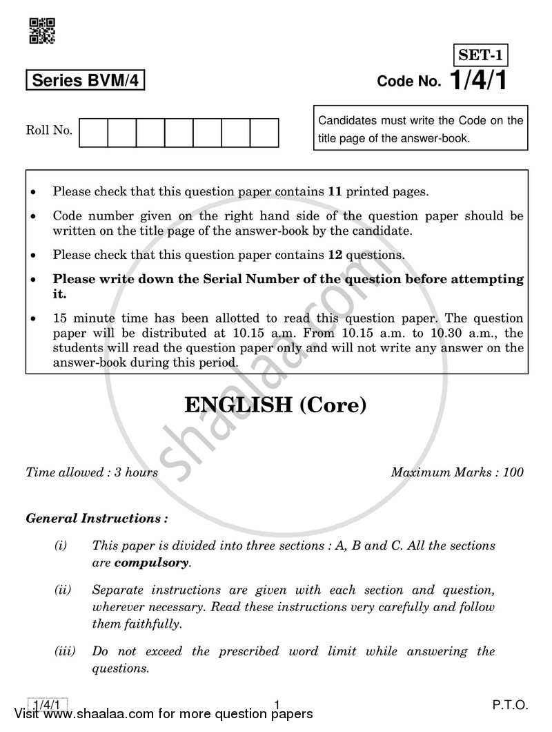 English Core 2018 2019 Science English Medium Class 12 1 4 1 Question English Core 2018 2019 Science English Medium Class 12 1 4 1 Question