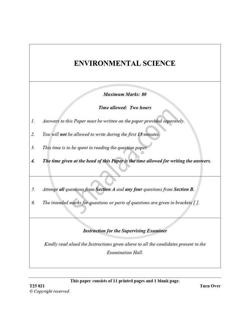 Environmental Science 2024-2025 (English Medium) ICSE Class 10 Official ...