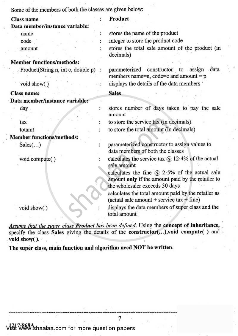 Computer Science Theory 2016 2017 ISC Arts Class 12 Question Paper With PDF Download computer-science-theory-2016-2017-isc-arts-class-12-question-paper-with-pdf-download
