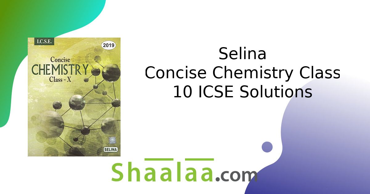 Selina Solutions For Concise Chemistry Class 10 ICSE Chapter 5 Mole
