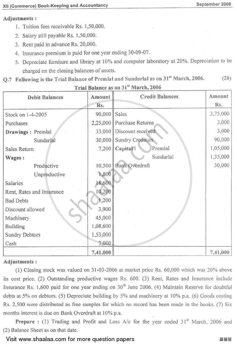 Economics 2007-2008 HSC Commerce (English Medium) 12th Standard Board ...