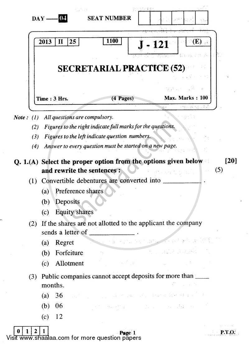 Question Paper HSC Commerce Marketing And Salesmanship 12th Board Question Paper HSC Commerce Marketing And Salesmanship 12th Board