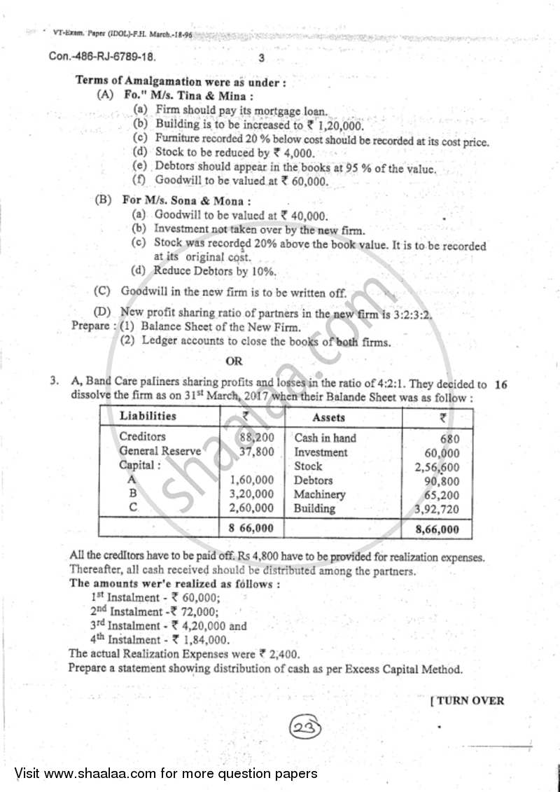 Accounts 2 - Accounting and Financial Management 2018-2019 BCom IDOL ...