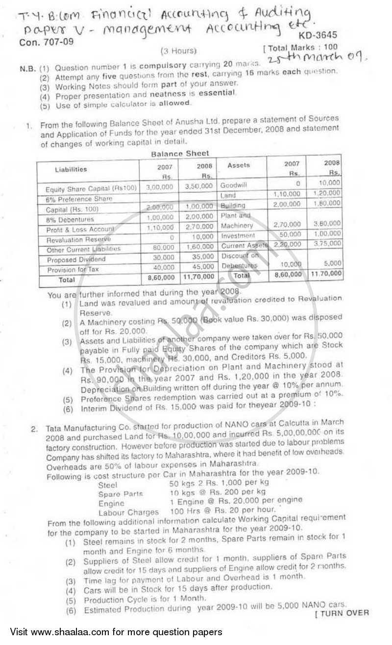 Introduction to Management Accounting and Introduction to Auditing ...