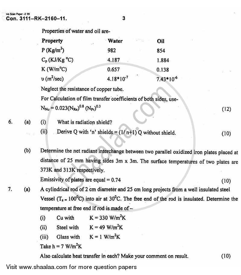 Heat Transfer Operations 1 2010-2011 BE Chemical Engineering Semester 5 ...