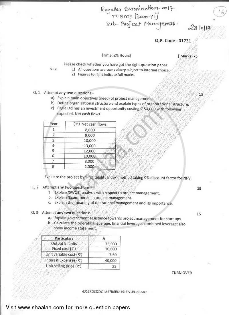 Mumbai University Bms Question Papers Hi Ashfiya For The Admission