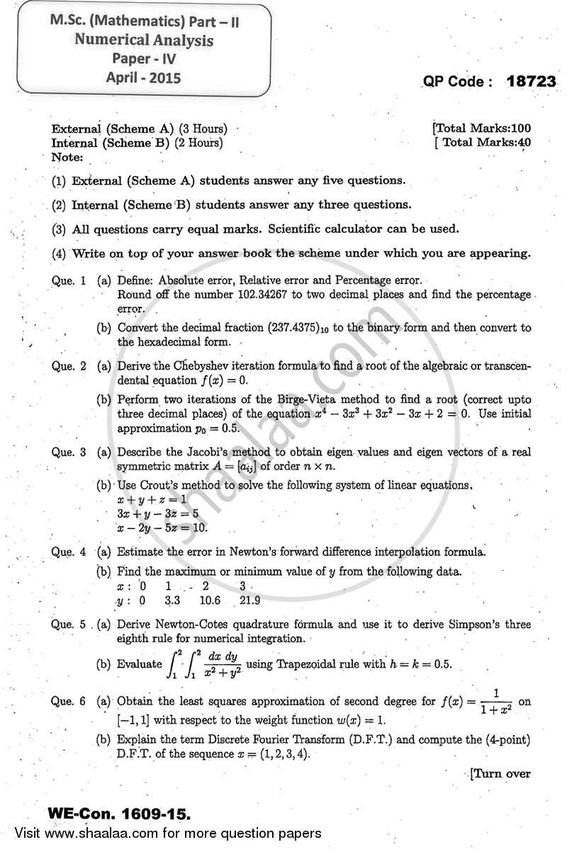 Numerical Analysis Questions And Answers Pdf Numerical Analysis Questions And Answers Pdf