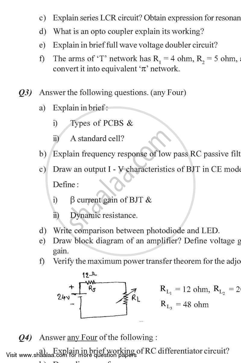 Principles of Analog Electronics 2013-2014 B.Sc Electronic Science ...