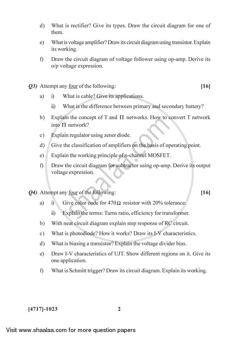 Principles of Analog Electronics 2014-2015 B.Sc Electronic Science ...