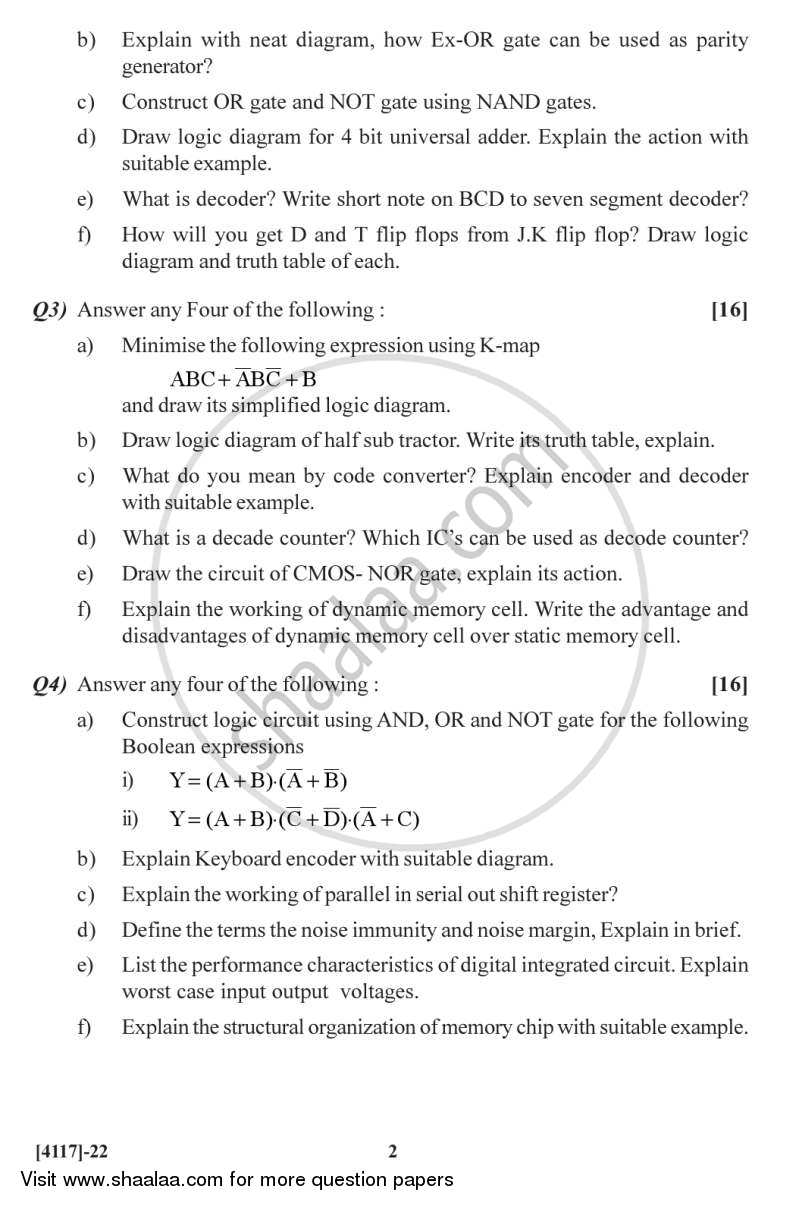 Principles of Digital Electronics 2012-2013 B.Sc Electronic Science ...